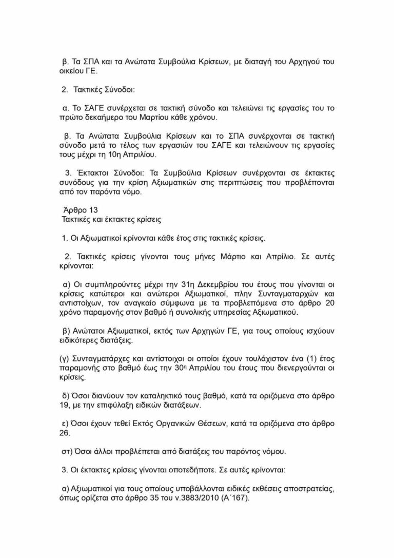 Kranosgr - Πολυνομοσχέδιο ΥΠΕΘΑ: Αναλυτικά όλα τα άρθρα για μεταθέσεις, προαγωγές, κρίσεις…